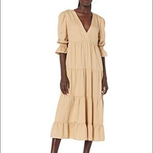 The Drop | Dresses | The Drop Nwt Belle Puff Sleeve V Neck Tiered Dress ...